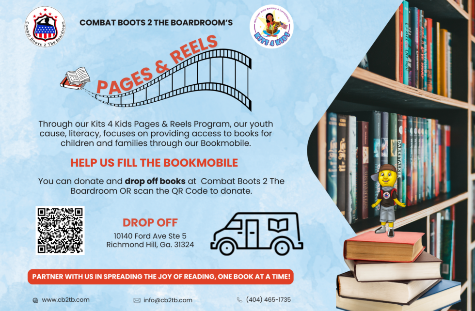 Pages & Reels Bookmobile - Combat Boots 2 The Boardroom